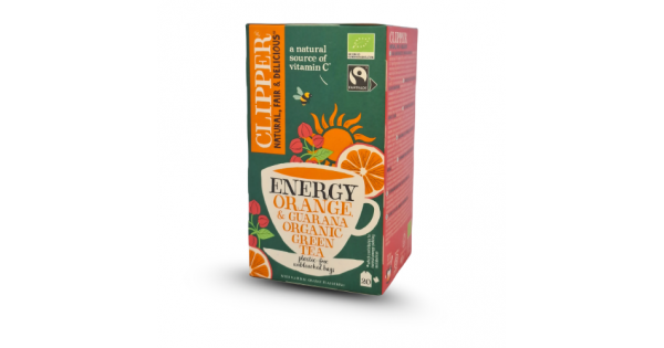 Πράσινο Τσάι 'Energy' με Πορτοκάλι & Guarana (20φκλ) Clipper