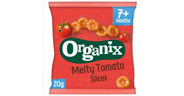 Σνακ Καλαμποκιού με Τομάτα 'Melty Tomato'+7μ (20gr) Organix