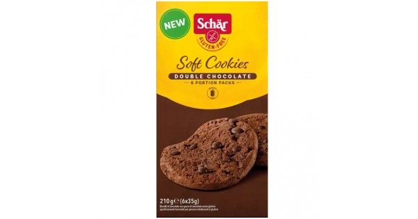 Soft Cookies με Διπλή Σοκολάτα - Χωρίς Γλουτένη (210γρ)