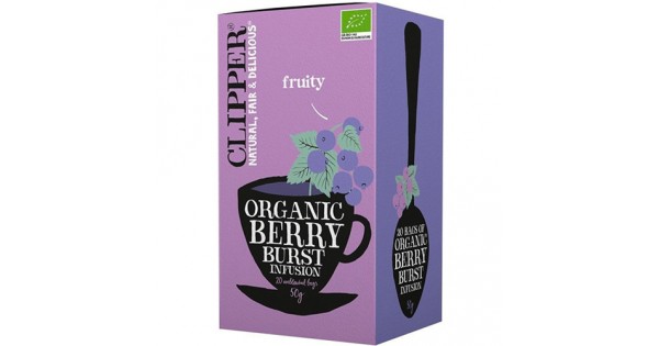 Μείγμα με Μούρα 'Berry Burst' - Χωρίς Καφεΐνη (20 φκλ) Clipper