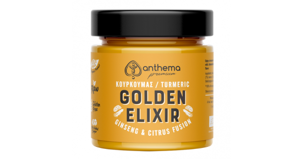 'Golden Elixir' με Κουρκουμά, Ginseng & Κάρδαμο (210γρ) Anthema